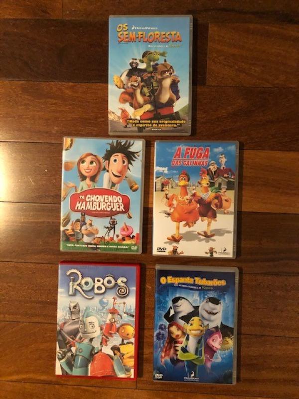 5 DVDs ORIGINAIS FILMES DA DREAMWORKS - DICANTO